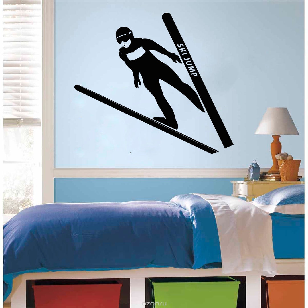 Ski Wall Decal Winter Sports Bedroom Wall Decor Wall Decal Window ...