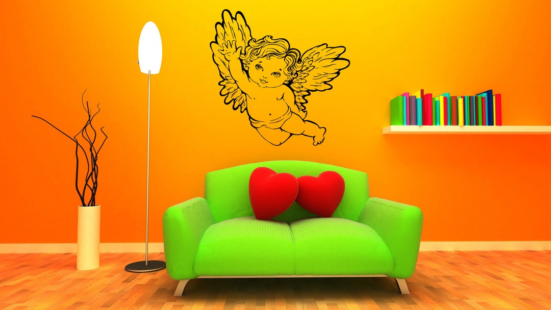 Angel Demon Wings Horns Bad Good Wall Decal Window Sticker Design ...
