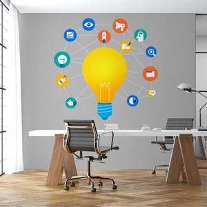 Think Big Office Wall Decal Teamwork Quote Wall Sticker Office Decor ...