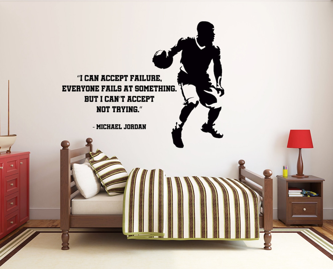 Next Level | Custom Name Basketball Player Decal | Sports Wall Decor | BS24 - Etsy