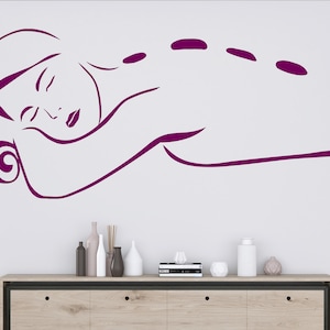 Spa Decal Wall Decal Window Sticker Beauty Salon Spa Decal Massage ...