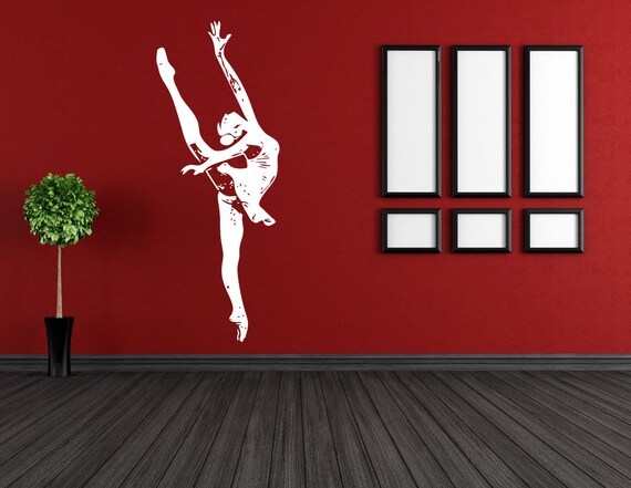 Ballet Wall Decal Ballerina Wall Sticker Dance Wall Decor - Etsy