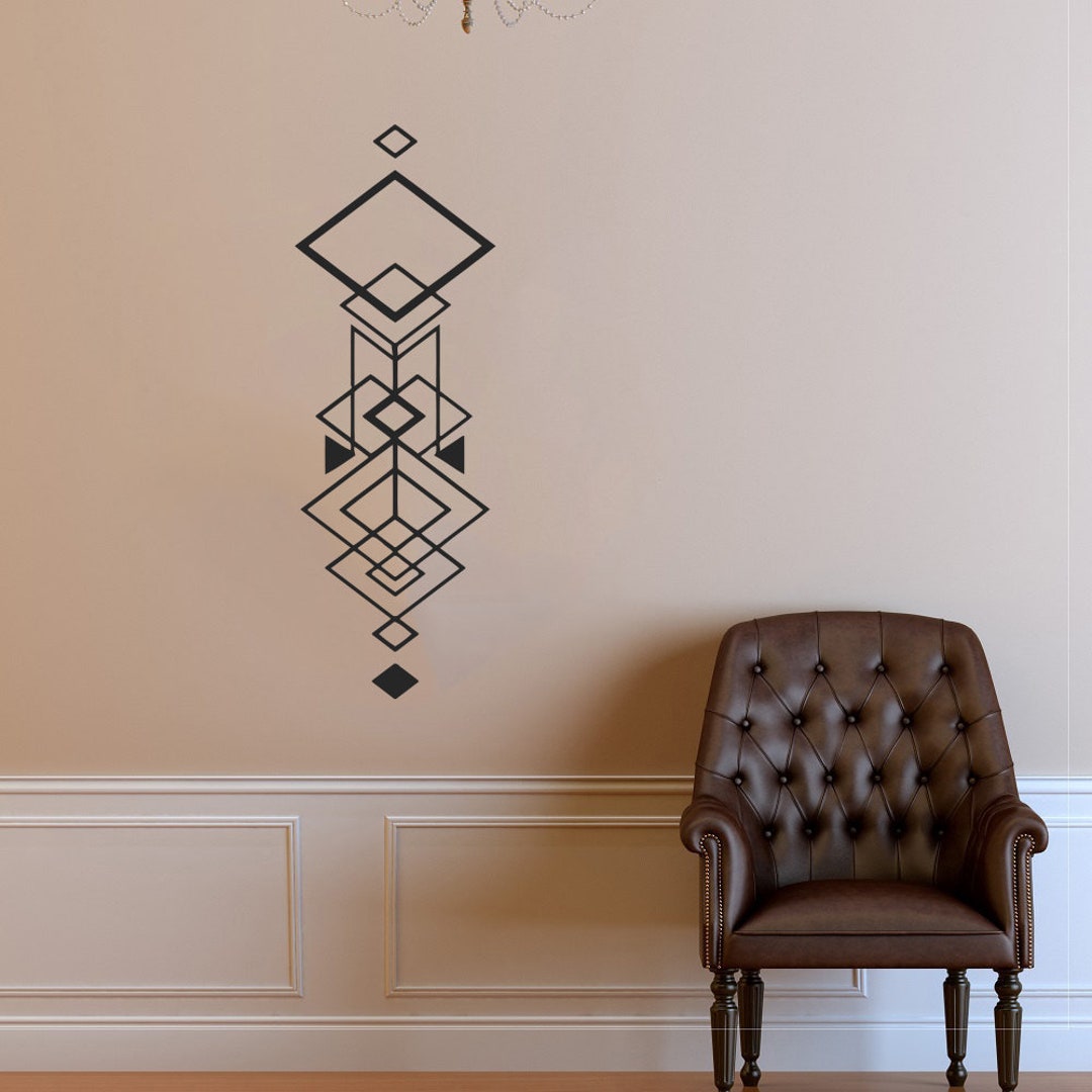 Geometry, Shapes, Animals, Car Stickers, Triangles, Lines Wall Decal ...