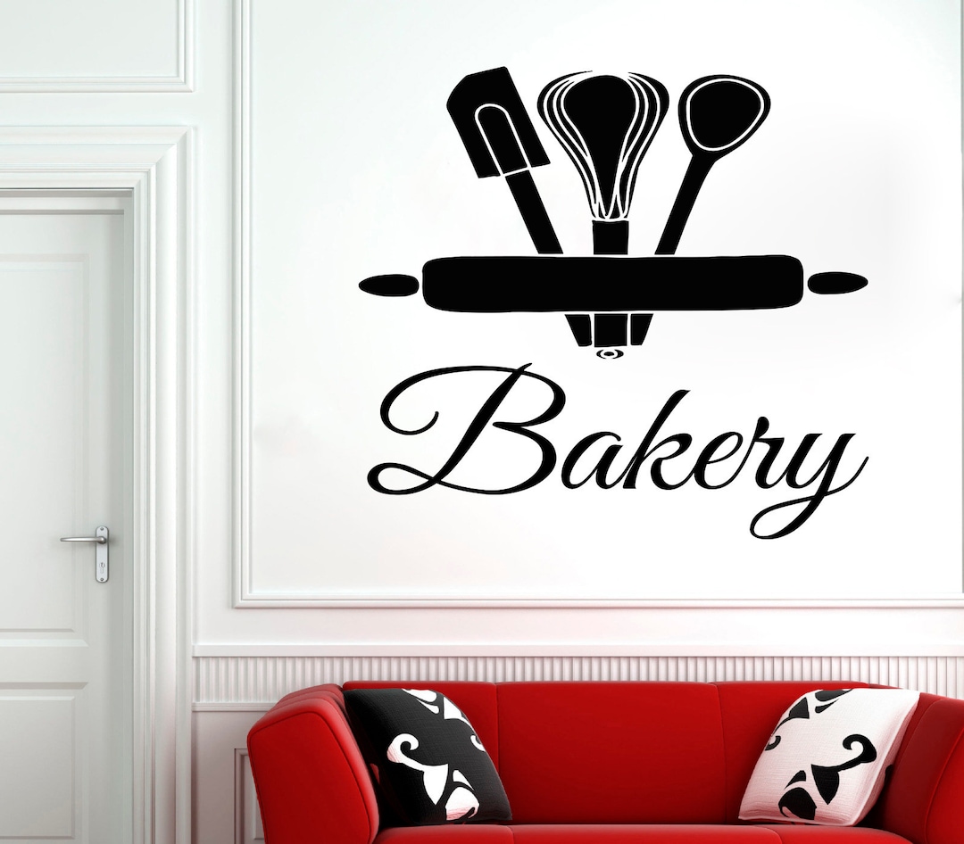 Bakery Wall Decal | Bakery Wall Sticker | Bakery Window Decal 4424 - Etsy