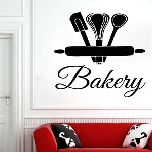 Bakery Wall Decal | Bakery Wall Sticker | Bakery Window Decal 4424 - Etsy