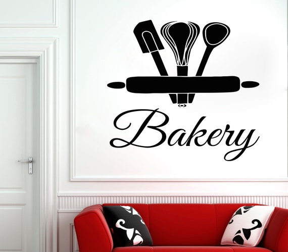 Bakery Wall Decal Bakery Wall Sticker Bakery Window Decal | Etsy