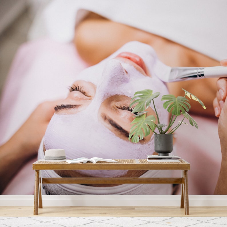 Beauty Salon Peel and Stick Wallpaper for Spa Salon Self - Etsy