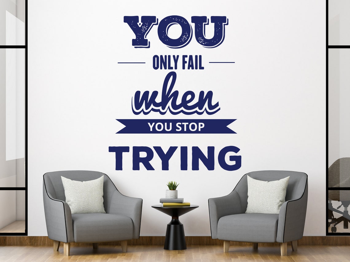 Office Wall Decal Teamwork Quote Wall Sticker Office Decor - Etsy