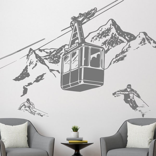 Ski Decal - Etsy
