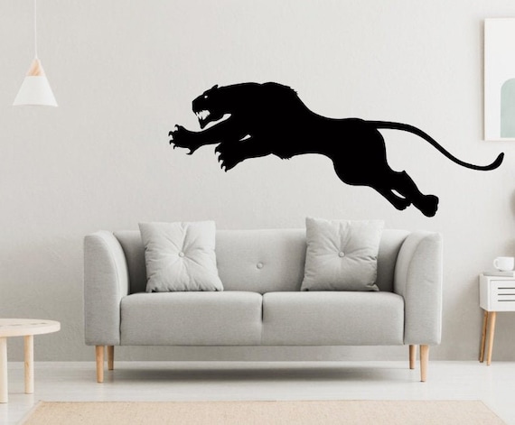 Panther Wall Decal Panther Wall Sticker Panther Wall Decor | Etsy