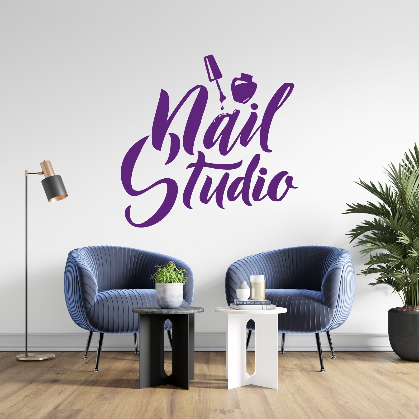 Nail Salon Wall Decal Manicure Pedicure Window Sticker Beauty - Etsy