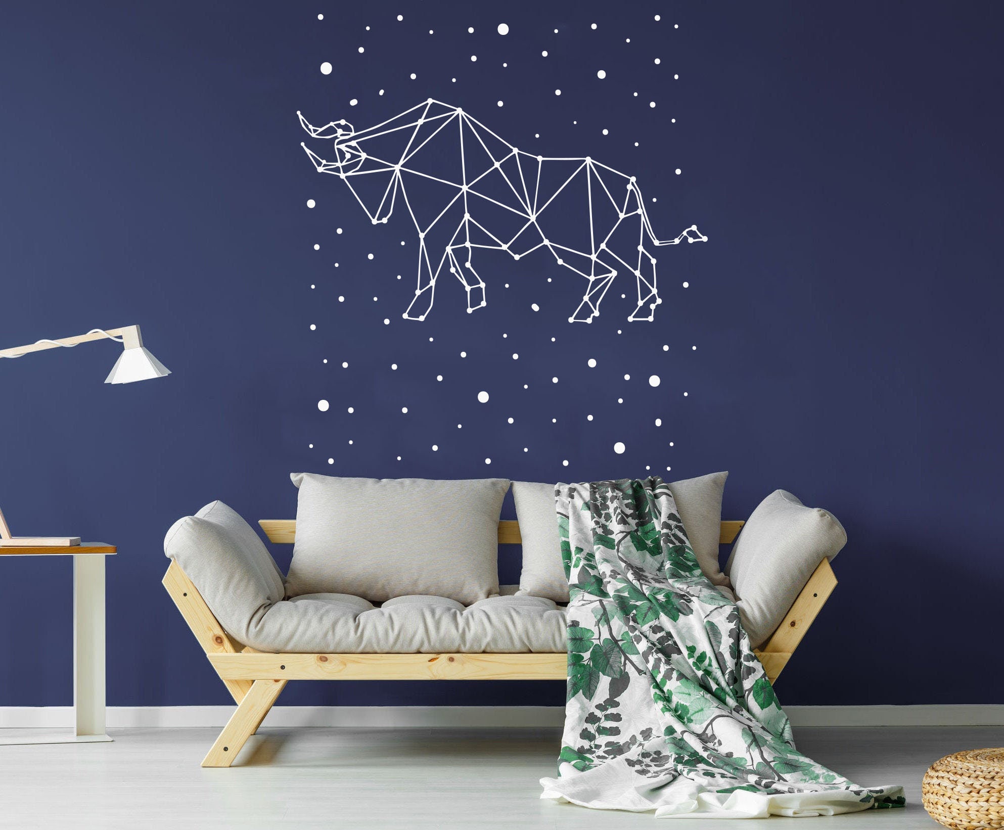 Buffalo Constellation Vinyl Wall Decal: Animal Stars Sky Art 5036 - Etsy UK