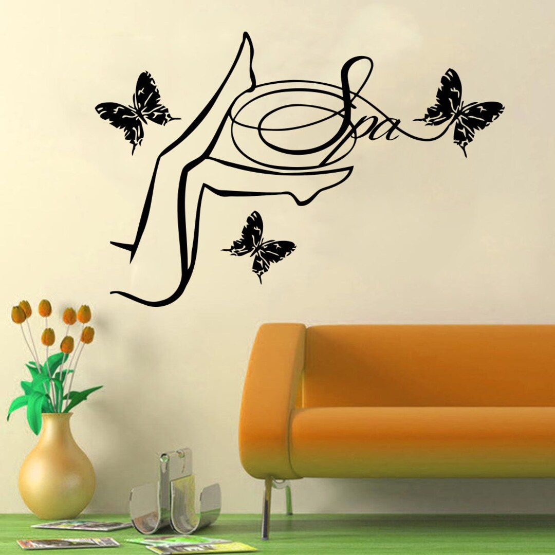 Spa Salon Wall Decals Facials Skincare Quote Wall Sticker Beauty Salon