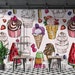 Sweets Wall Graphics Desserts Cupcakes Ice Cream Wallpaper Peel and ...