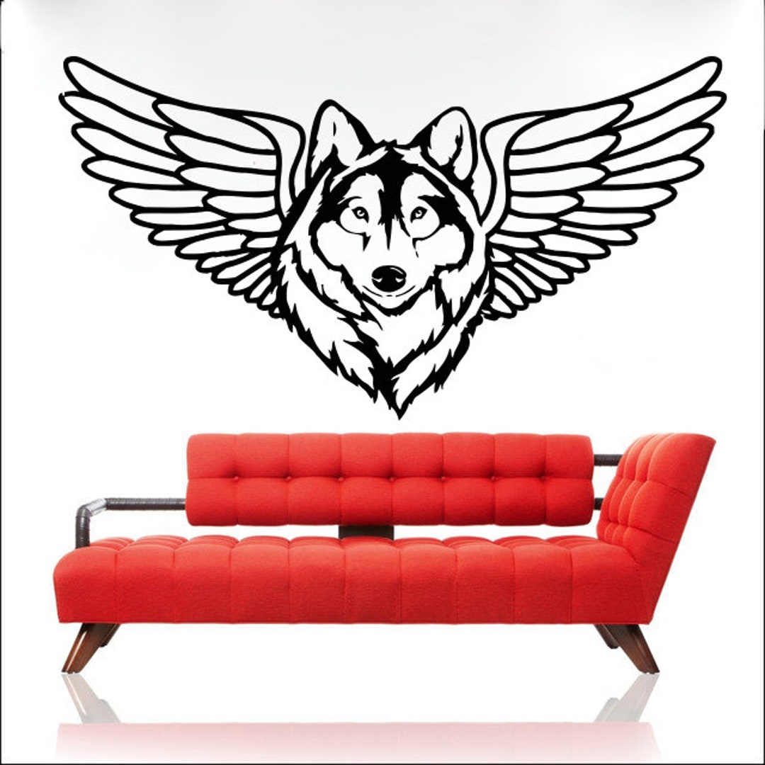 Wolf Beast Werewolf Predator Howl Animals Wall Decor Wall Decal Car ...