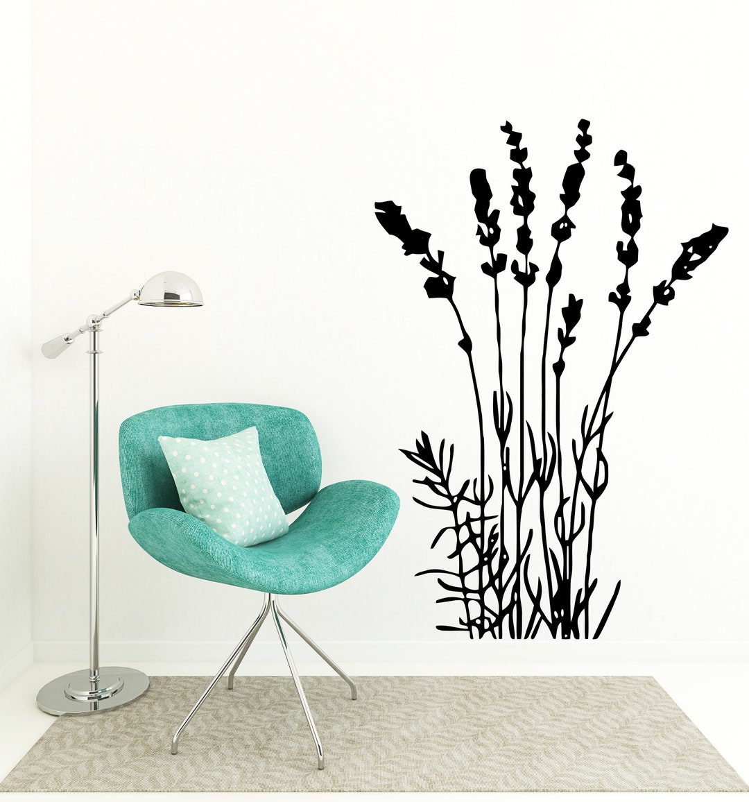 Flowers Wall Decal | Flower Wall Sticker | Flower Decals Wall Decor ...