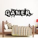 Gamer Wall Decal Video Games Wall Sticker Controller Wall Decal Gaming ...