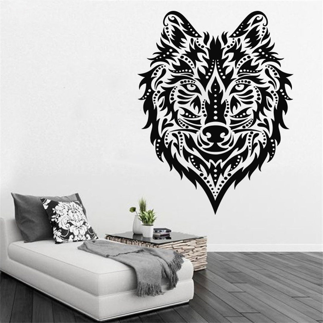Wolf Beast Werewolf Predator Howl Animals Wall Decor Wall Decal Car ...