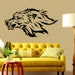 Wolf Beast Werewolf Predator Howl Animals Wall Decor Wall Decal Car ...