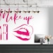 Makeup Wall Decal Makeup Artist Wall Sticker Cosmetics - Etsy