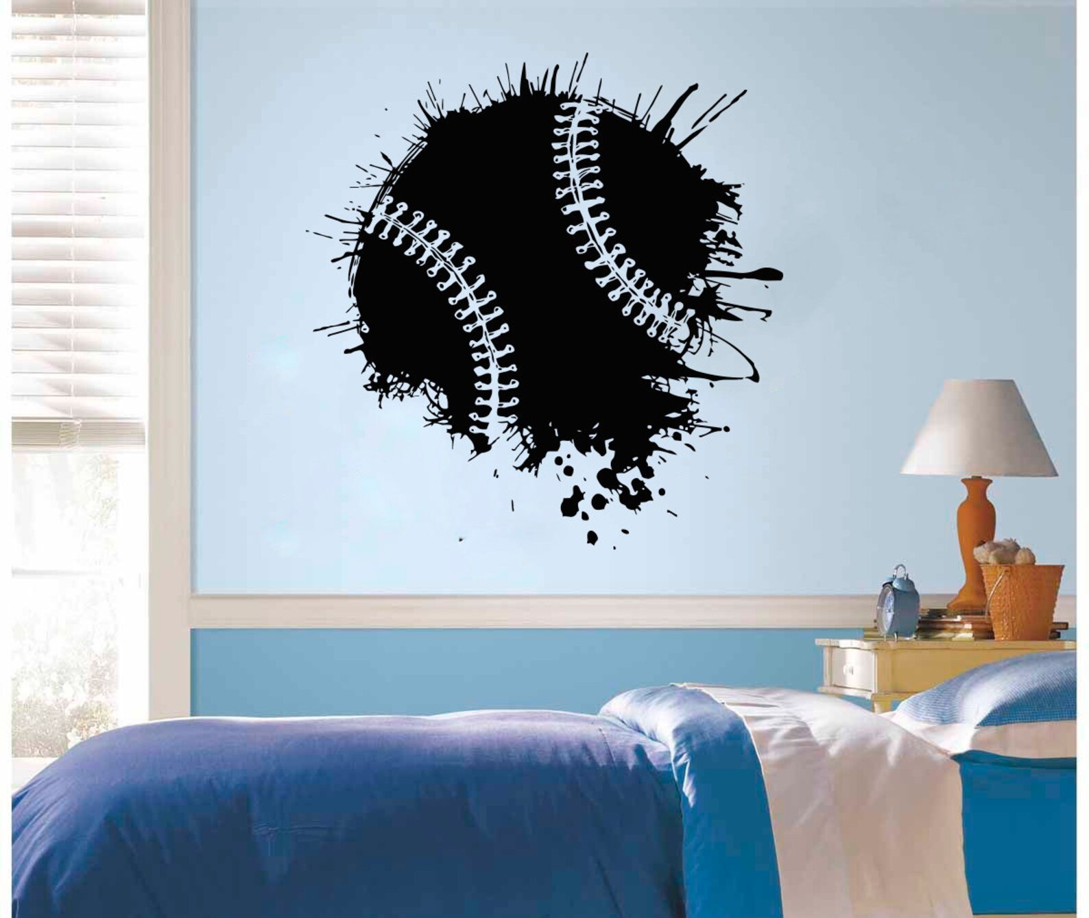 Baseball Wall Decal Softball Wall Sticker Sports Quote | Etsy