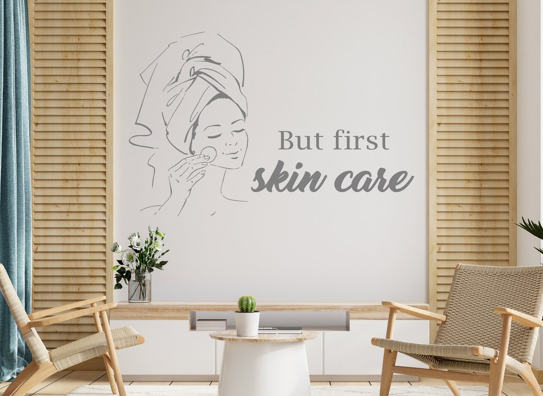 Spa Salon Wall Decals Facials Skincare Quote Wall Sticker Beauty Salon
