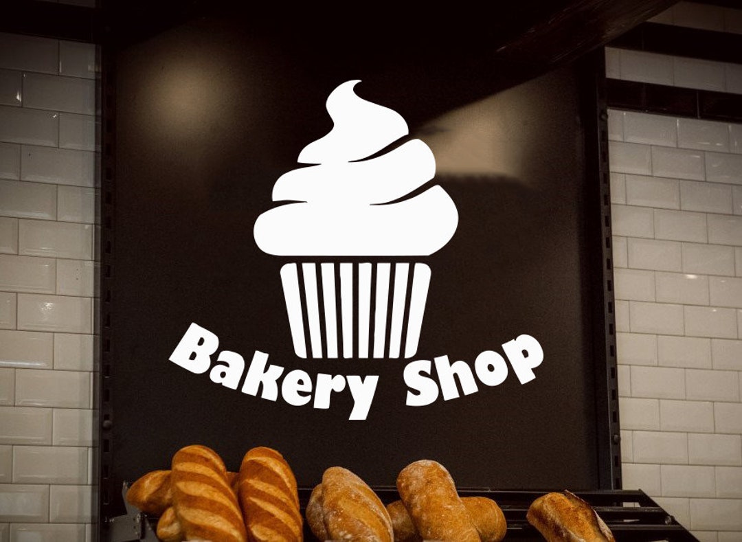 Bakery Wall Decal | Bakery Wall Sticker | Bakery Window Decal 4438 - Etsy