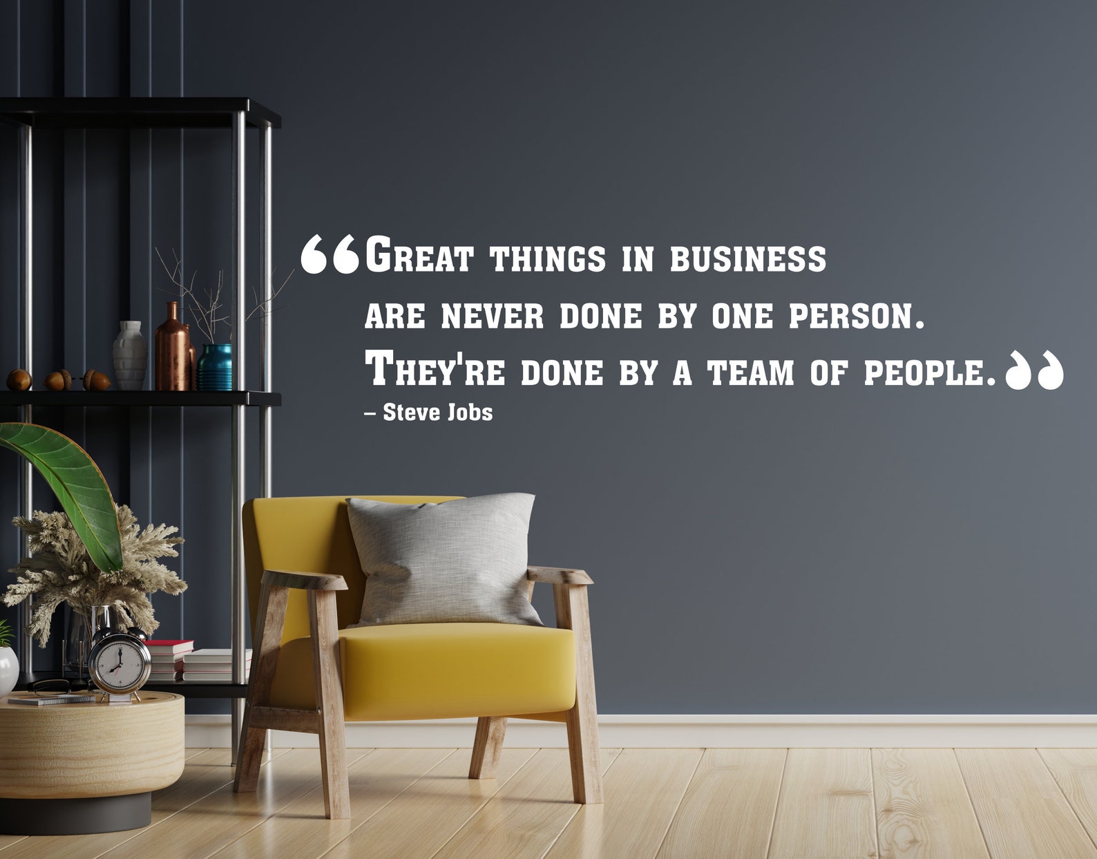 Office Wall Decal Teamwork Quote Wall Sticker Office Decor - Etsy