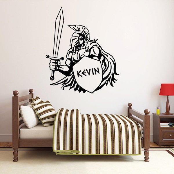 Spartan Shield Sticker - Etsy