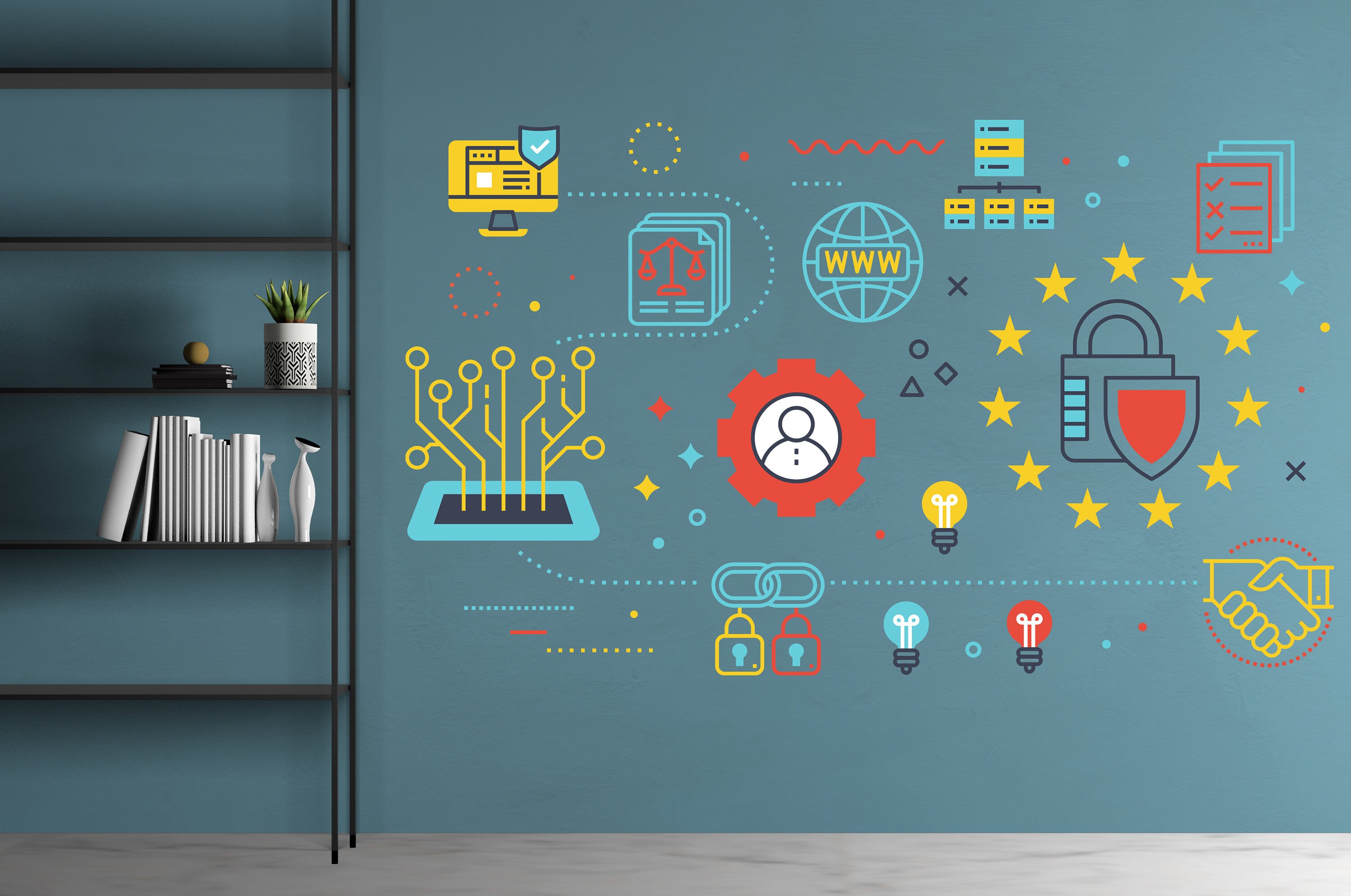 Office Wall Decal Teamwork Quote Wall Sticker Office Decor | Etsy