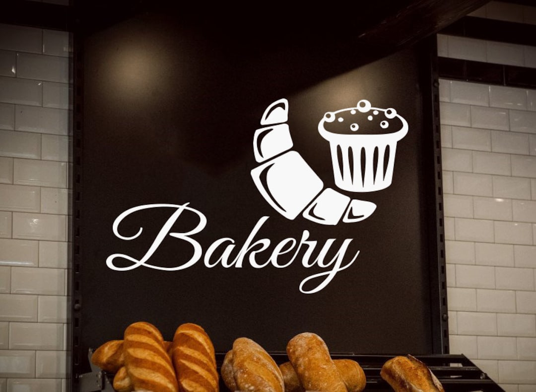 Bakery Wall Decal | Bakery Wall Sticker | Bakery Window Decal 4430 - Etsy
