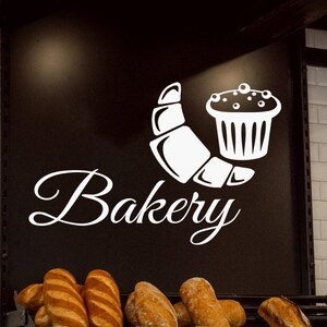 Bakery Wall Decal | Bakery Wall Sticker | Bakery Window Decal 4430 - Etsy
