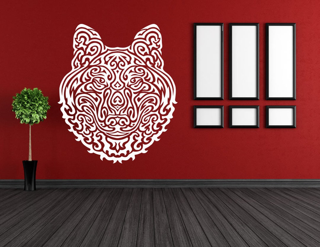 Wolf Beast Werewolf Predator Howl Animals Wall Decor Wall Decal Car ...