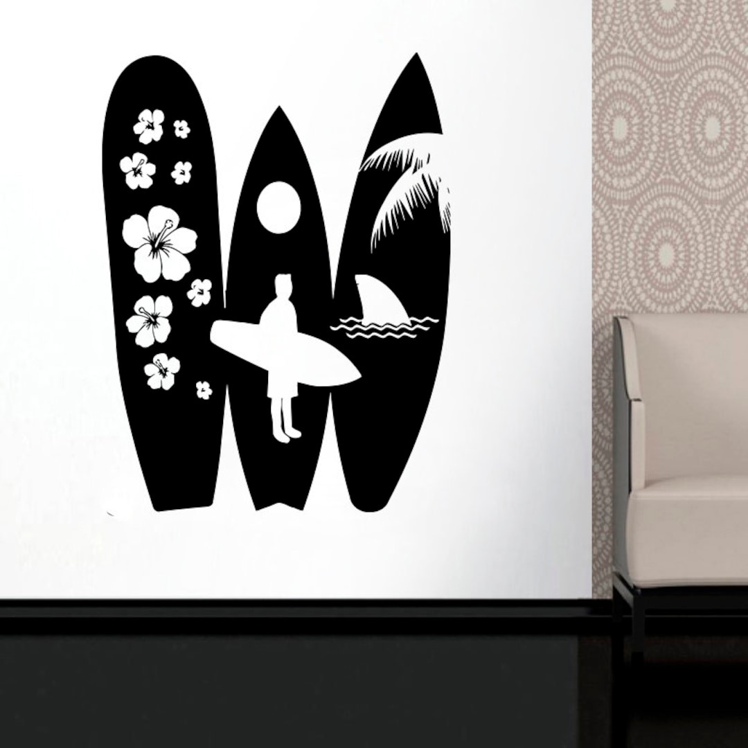 Surfing Surfer Board Wave Ocean Extreme Wall Sports Wall Decor Wall ...