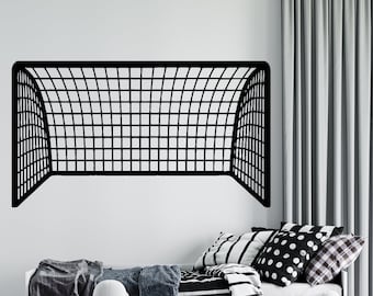 Soccer Goalie Wall Decal Soccer Goal Player Wall Sticker | Etsy