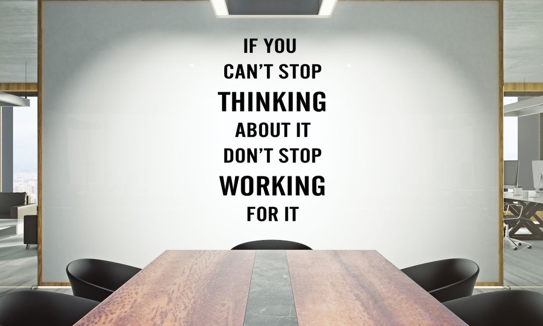 Office Wall Decal Teamwork Quote Wall Sticker Office Decor Inspire ...