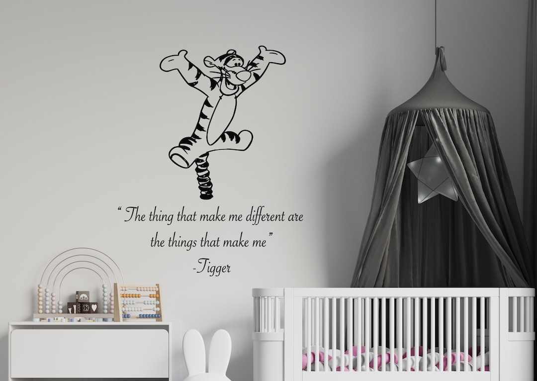 Tigger Decal Winnie the Pooh Wall Decal Quotes Tigger Piglet Boy and ...