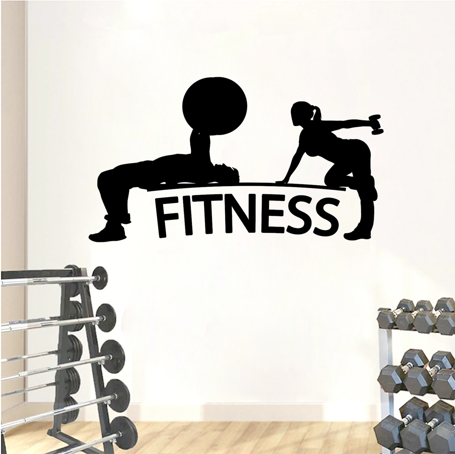 Gym Wall Decal Workout Wall Decal Gym Wall Decor | Etsy