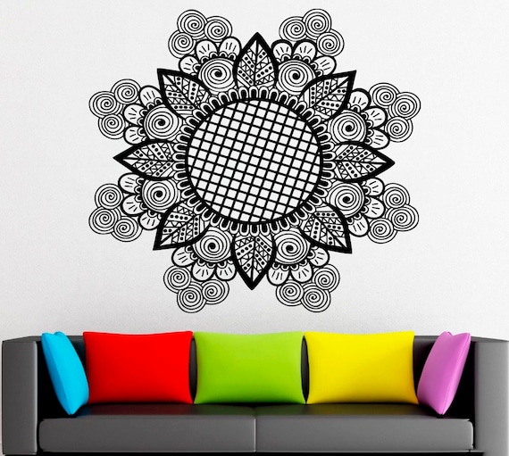 India Yoga Elephant Buddha Indian Decal Window Sticker Room | Etsy