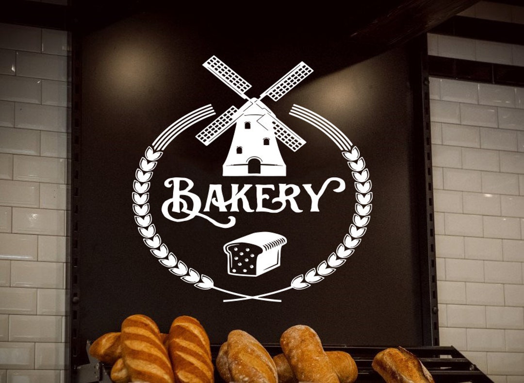 Bakery Wall Decal | Bakery Wall Sticker | Bakery Window Decal 4421 - Etsy