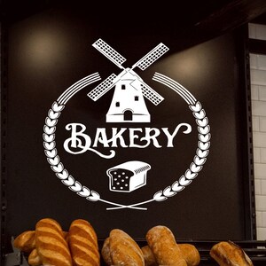 Bakery Wall Decal | Bakery Wall Sticker | Bakery Window Decal 4421 - Etsy