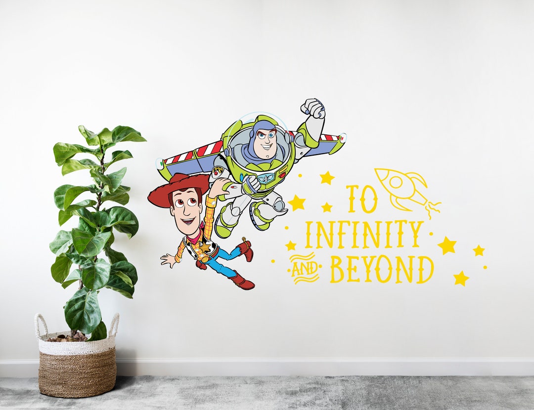 Toy Story Wall Decal to Infinity and Beyond Wall Sticker Cus204 - Etsy