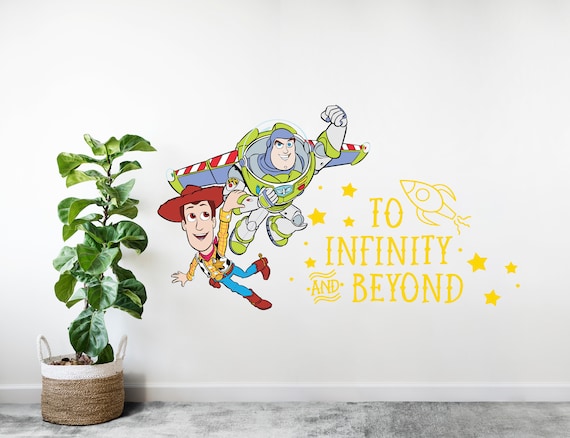 Toy Story Wall Decal to Infinity and Beyond Wall Sticker - Etsy
