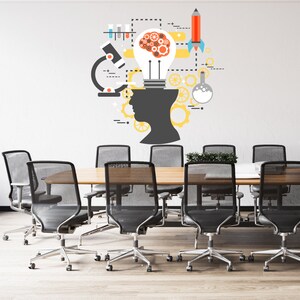 Think Big Office Wall Decal Teamwork Quote Wall Sticker Office Decor ...