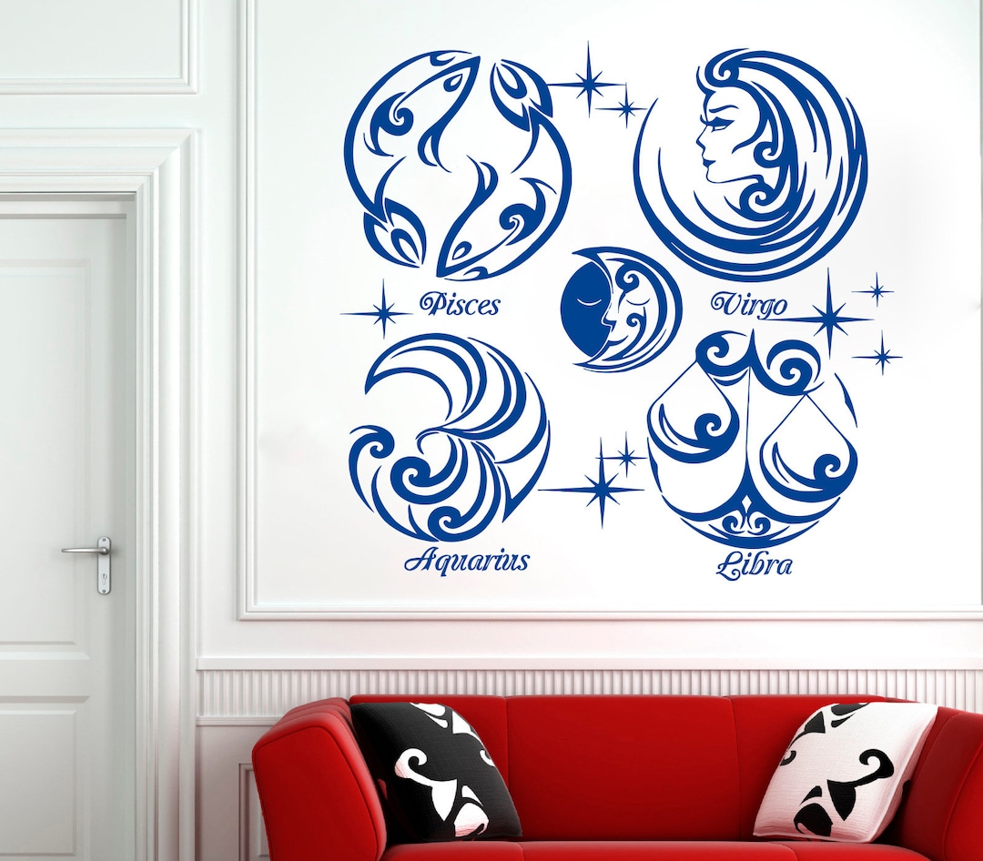 Zodiac Signs Decor, Astrology, Horoscope, Stars, Sign,wall Decor,wall ...