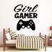 Gamer Wall Decal Video Games Wall Sticker Controller Wall Decal Gaming ...