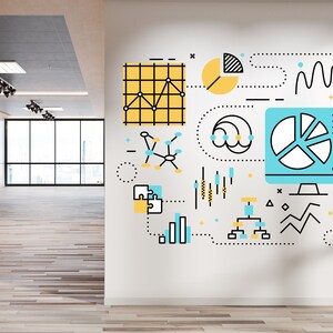 Think Big Office Wall Decal Teamwork Quote Wall Sticker Office Decor ...