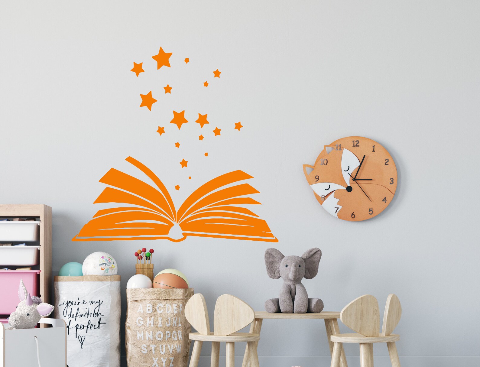 Books Wall Decal Reading Wall Decal Library Wall Decal | Etsy