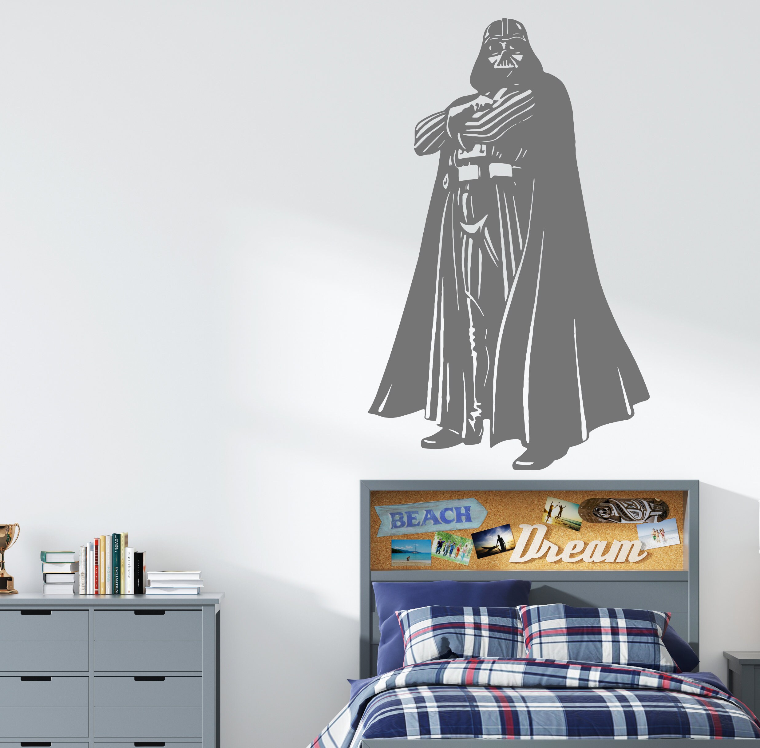 Star Wars Wall Decal Star Wars Wall Sticker Death Star | Etsy