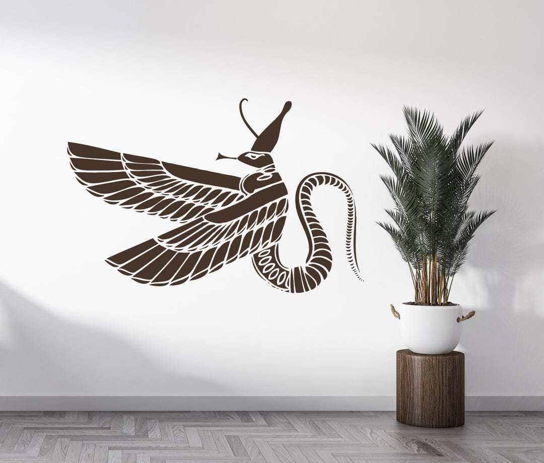 Egyptian Snake Wall Decal Ancient Egyptian Wall Decor Pattern Egyptian ...